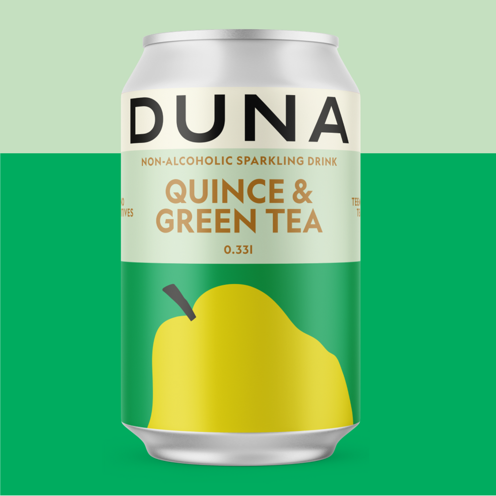 QUINCE & GREEN TEA (soft drink) – DUNA Brewery